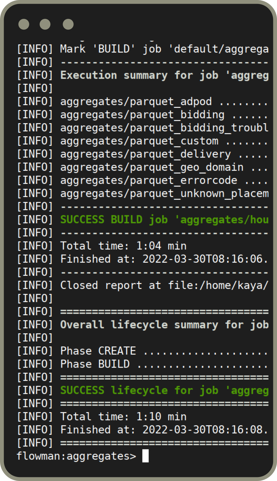 Development Workflow - Flowman